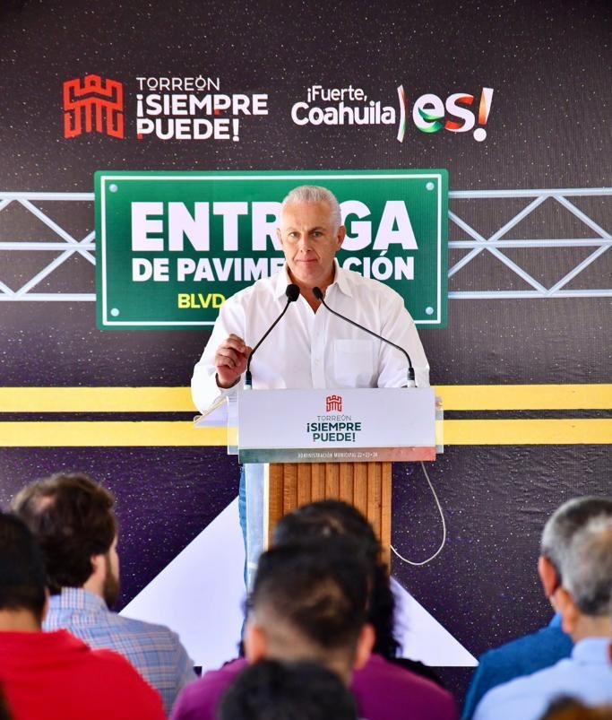 Román Alberto Cepeda González entrega la obra de pavimentación de la ...