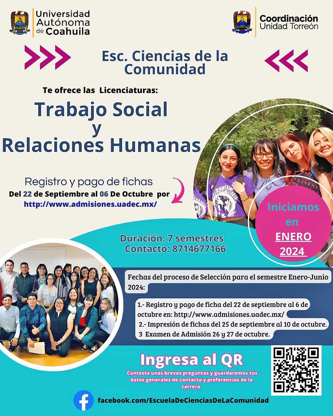 La UAdeC Convoca a Cursar las Carreras de la Escuela de Ciencias de la ...