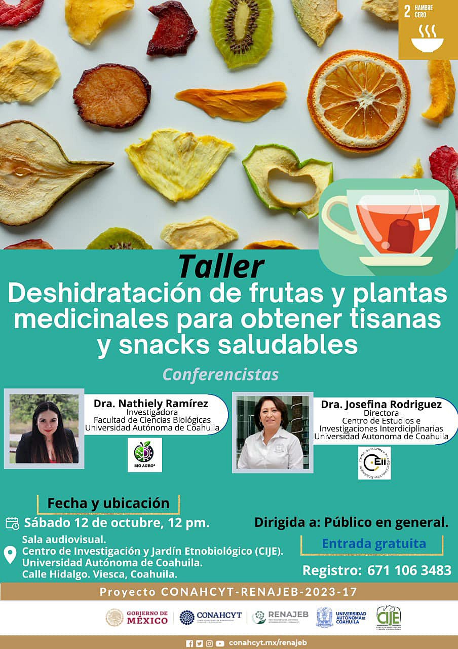 Invitan UAdeC y CIJE al Taller Gratuito de Deshidratación de Frutas y ...