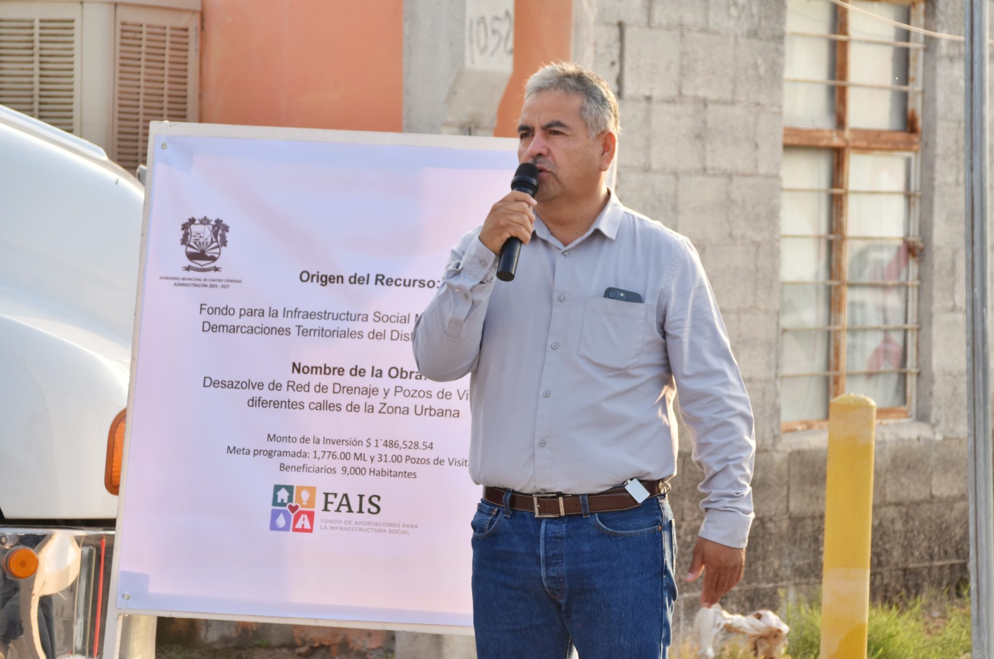 ARRANCA VÍCTOR LEIJA OBRA DE DESAZOLVE PARA MEJORAR LA RED DE DRENAJE