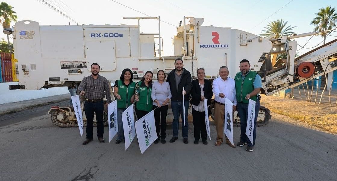 Carlos Villarreal impulsa el avance de obras en colonias de todo Monclova